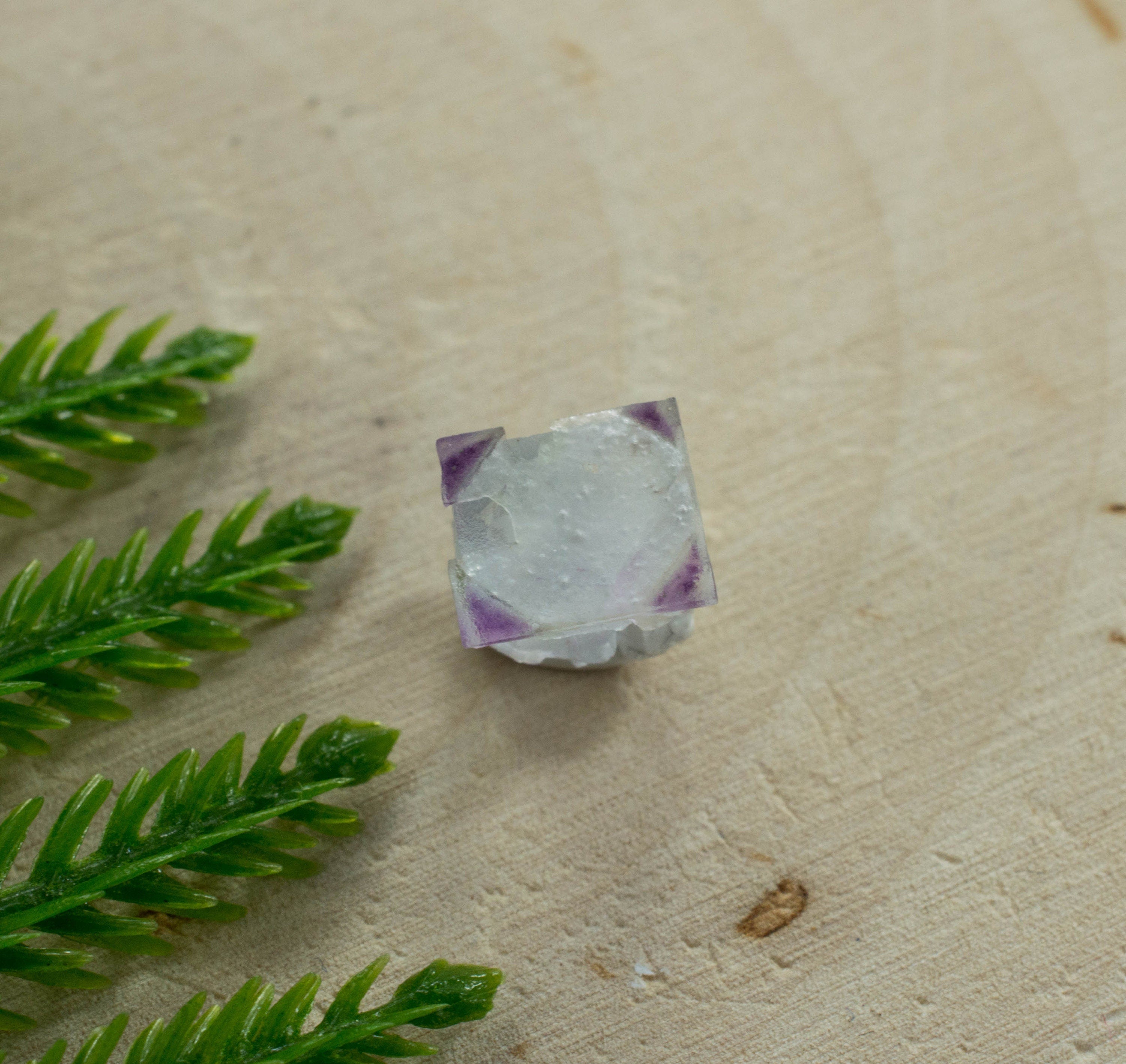 Phantom Fluorite Cube; Genuine Colorado Fluorite; Fluorite